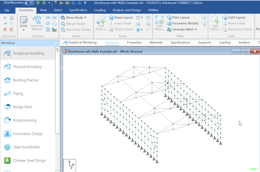 Webinar | Geometry Tab utilizando STAAD.Pro Connect Edition para ...
