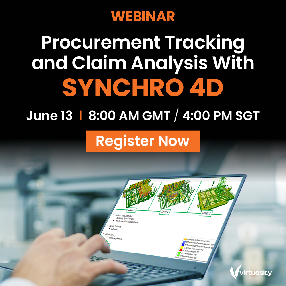 Webinar | Procurement Tracking and Claim Analysis with SYNCHRO 4D